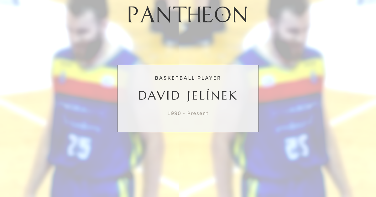 David Jelínek Biography | Pantheon