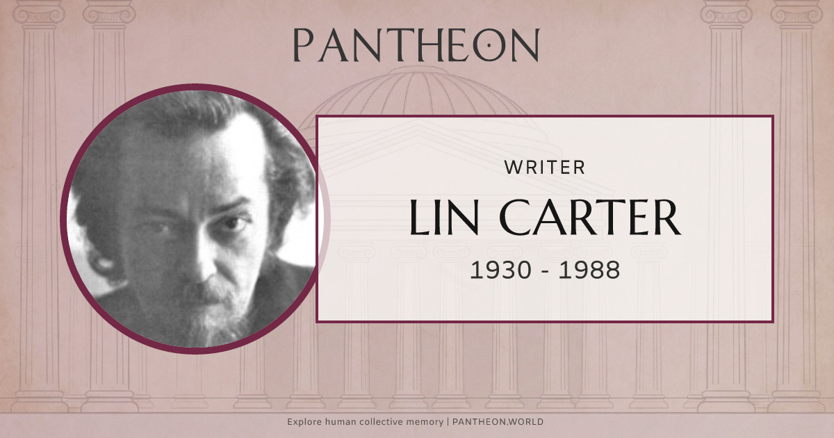 Lin Carter Biography | Pantheon