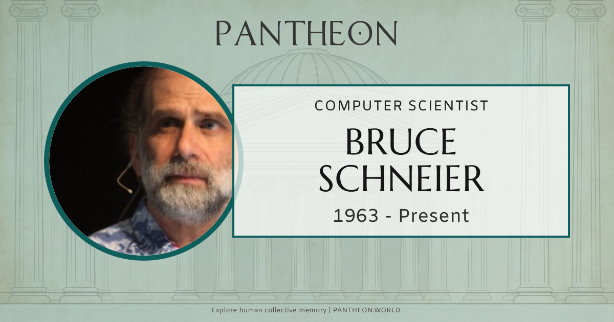 Bruce Schneier Biography | Pantheon
