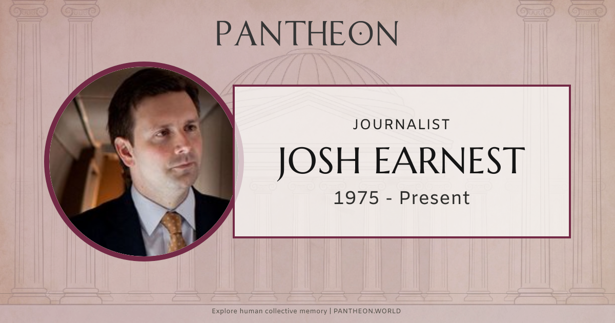 Josh Earnest Biography | Pantheon