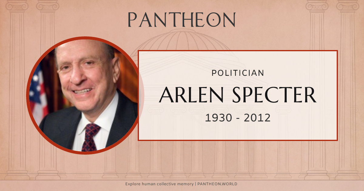 Arlen Specter Biography | Pantheon