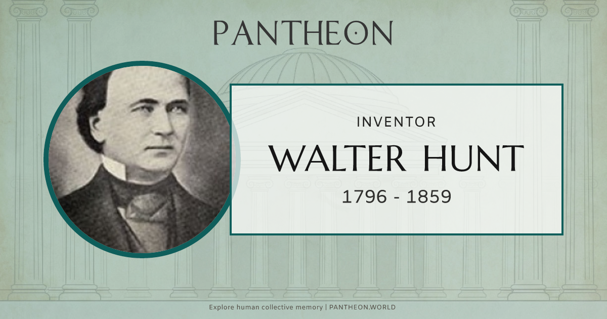 Walter Hunt Biography | Pantheon