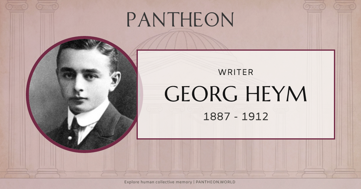 Georg Heym Biography | Pantheon