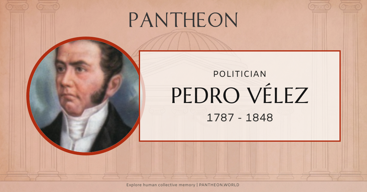Pedro Vélez Biography | Pantheon