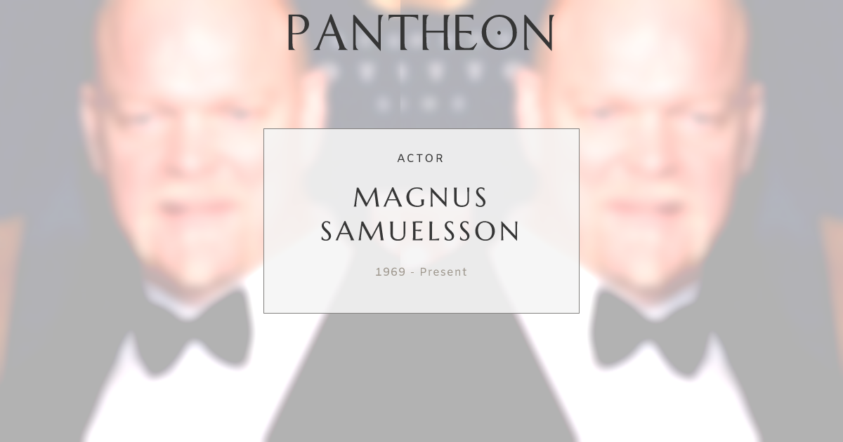 Magnus Samuelsson Biography | Pantheon