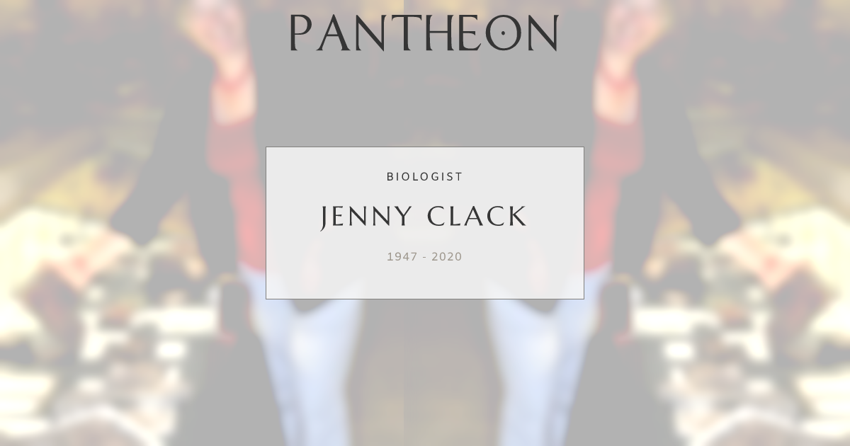 Jenny Clack Biography | Pantheon
