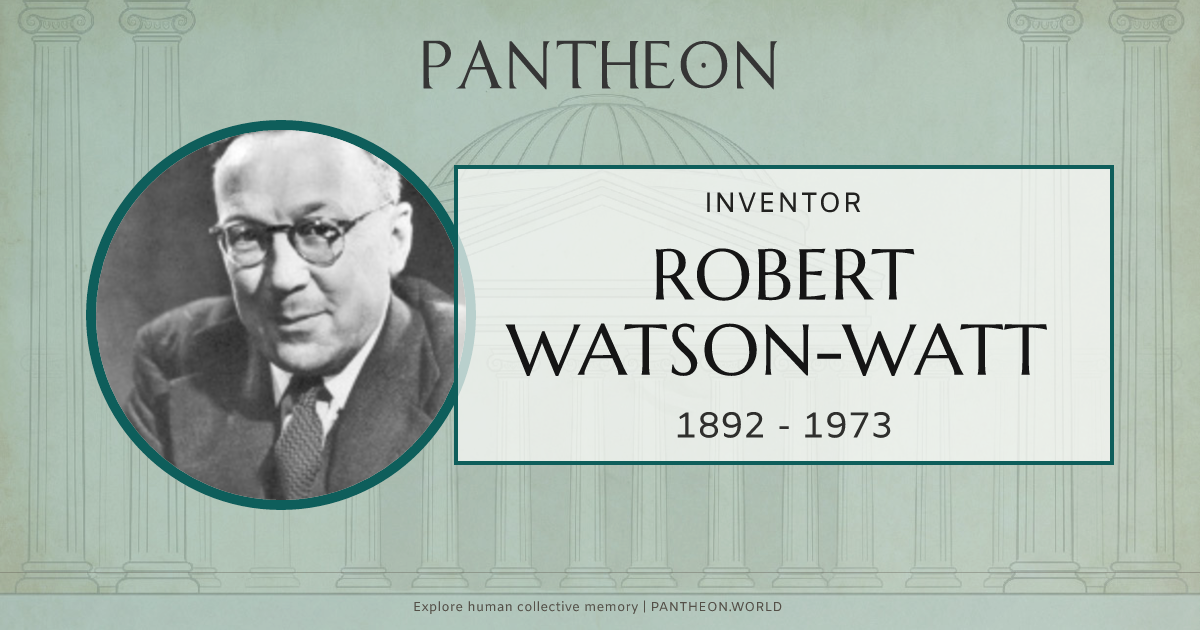 Robert Watson-Watt Biography | Pantheon