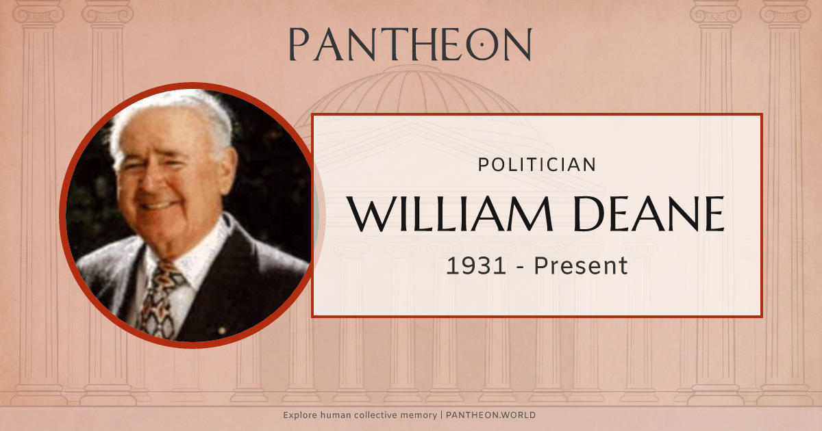 William Deane Biography | Pantheon