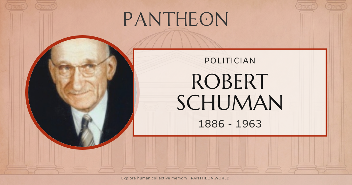 Robert Schuman Biography | Pantheon