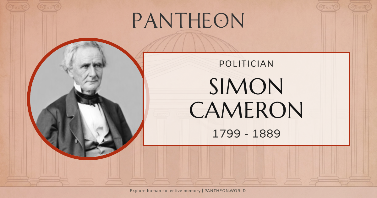 Simon Cameron Biography | Pantheon