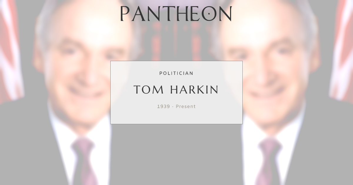 Tom Harkin Biography | Pantheon