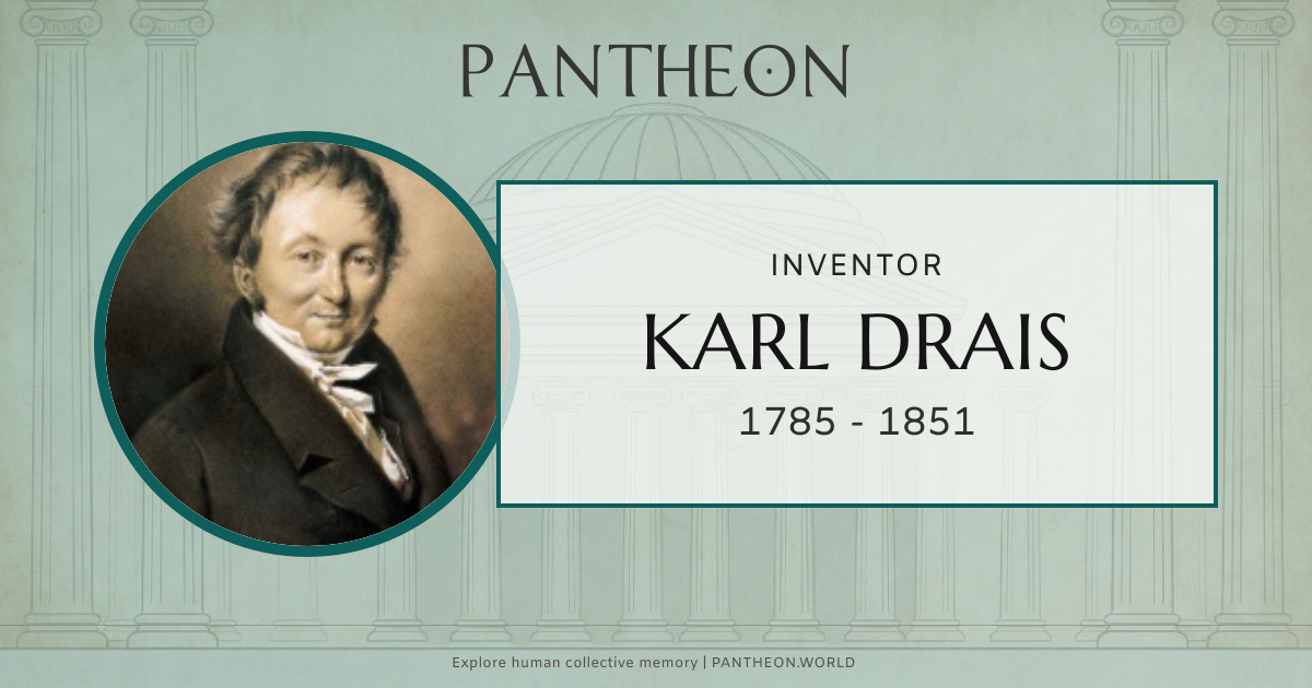 Karl Drais Biography | Pantheon