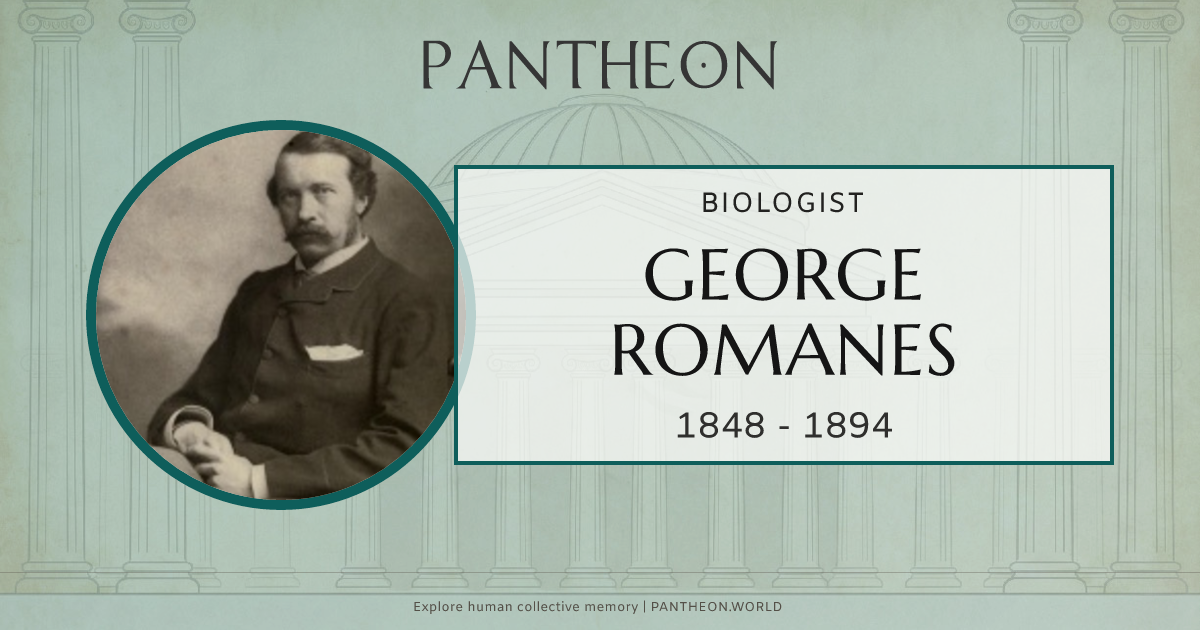 George Romanes Biography | Pantheon