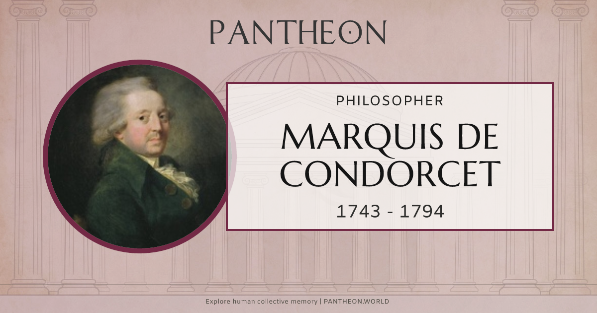 Marquis de Condorcet Biography | Pantheon