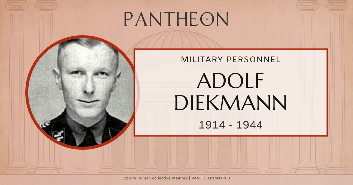 Adolf Diekmann Biography | Pantheon
