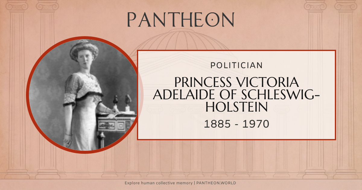 Princess Victoria Adelaide of Schleswig-Holstein Biography | Pantheon