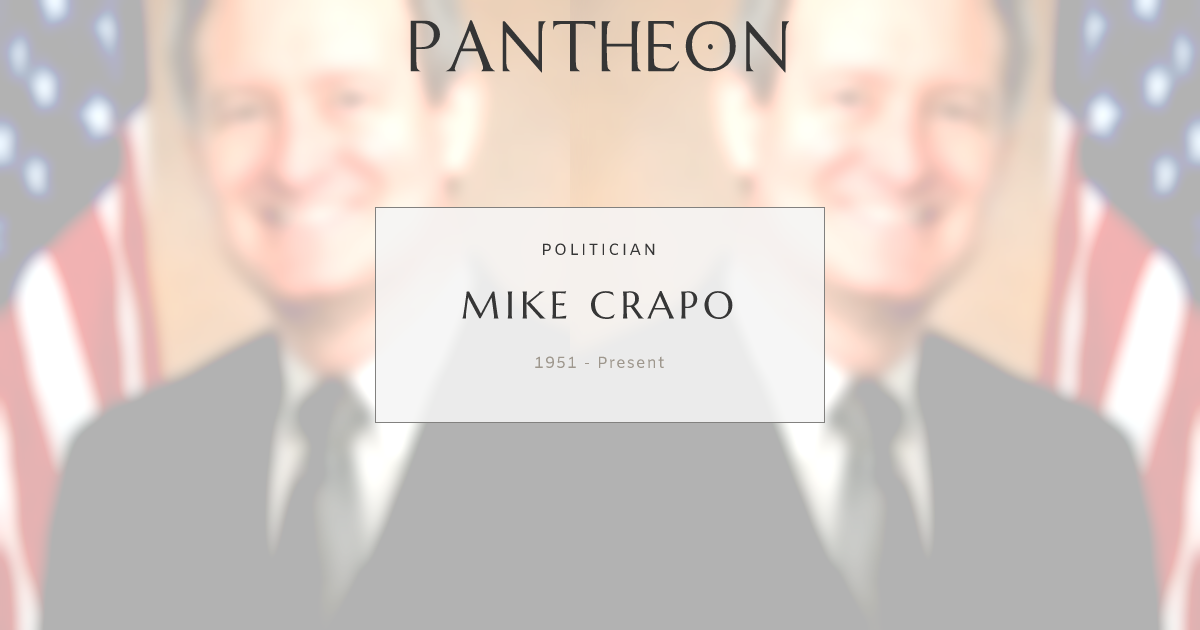 Mike Crapo Biography | Pantheon