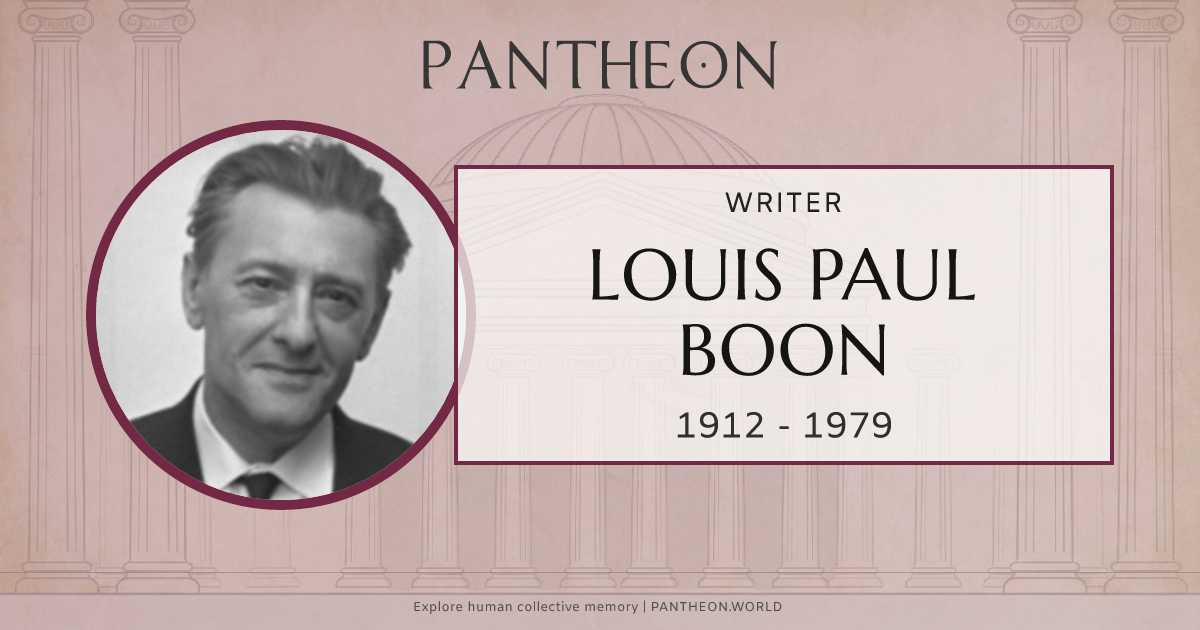 Louis Paul Boon Biography | Pantheon