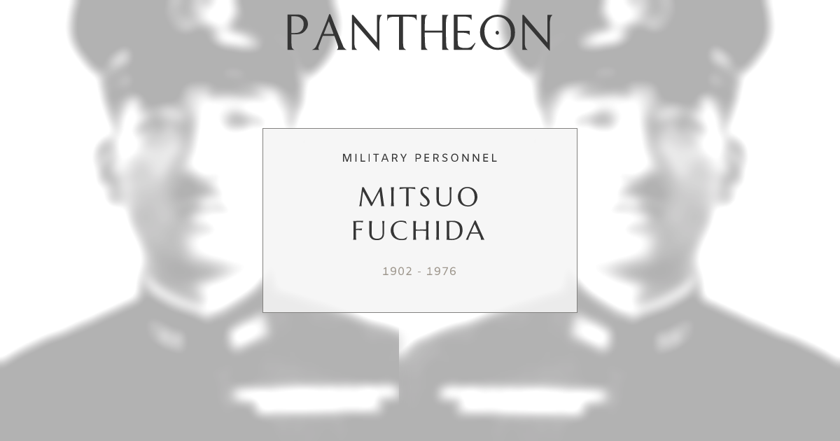 Mitsuo Fuchida Biography | Pantheon