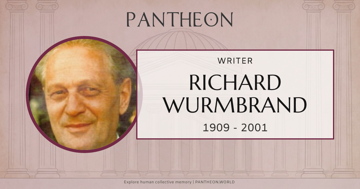 Richard Wurmbrand Biography | Pantheon