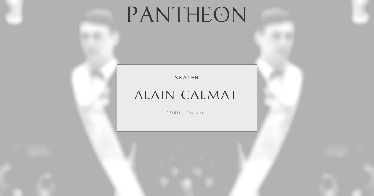 Alain Calmat Biography | Pantheon