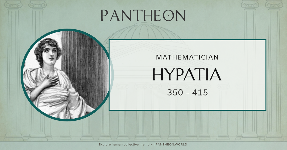 Hypatia Biography | Pantheon