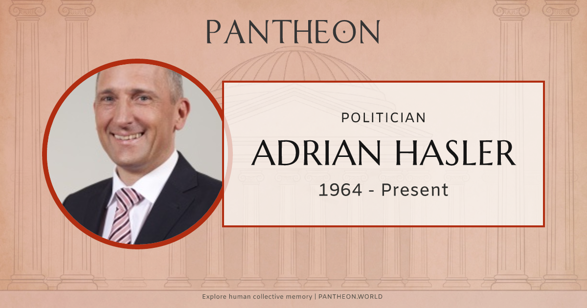 Adrian Hasler Biography | Pantheon