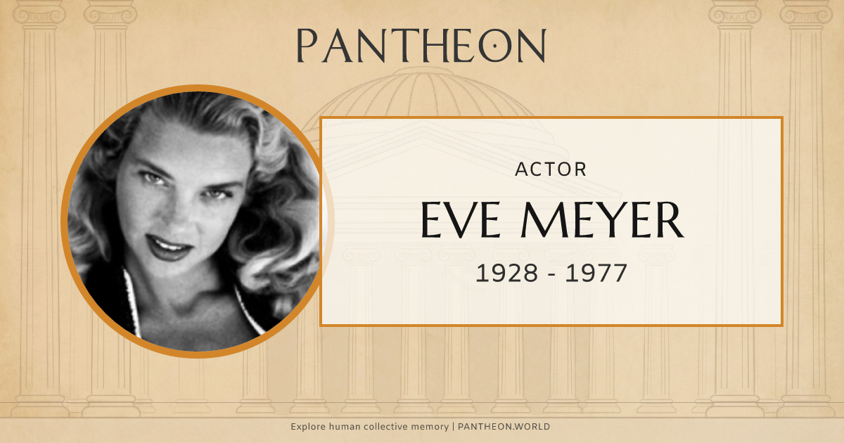 Eve Meyer Biography | Pantheon