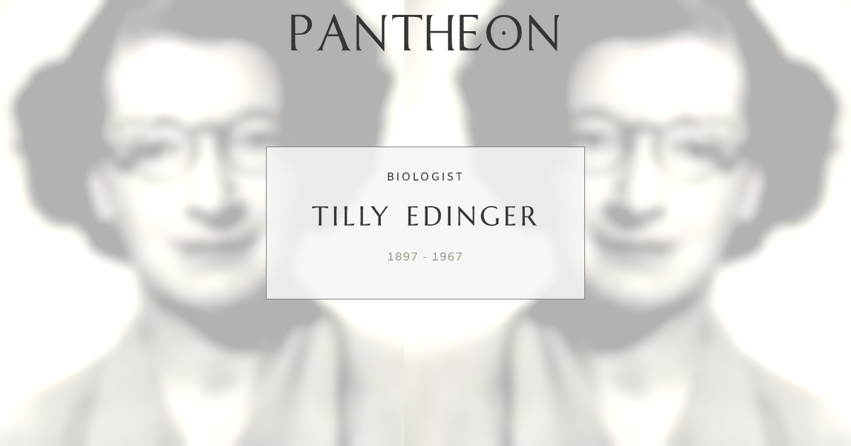 Tilly Edinger Biography | Pantheon