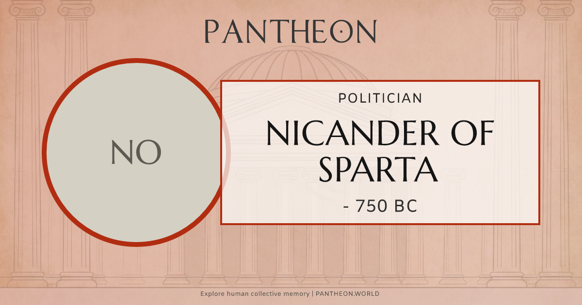 Nicander of Sparta Biography | Pantheon