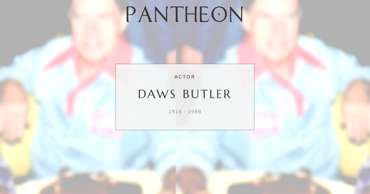 Daws Butler Biography | Pantheon