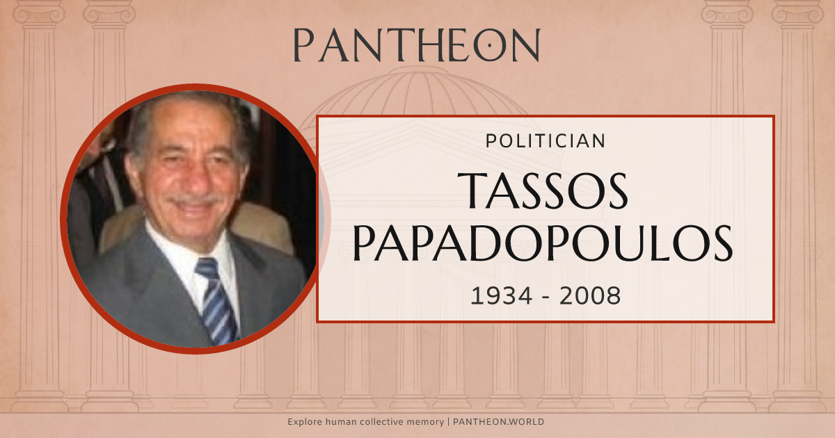 Tassos Papadopoulos Biography | Pantheon