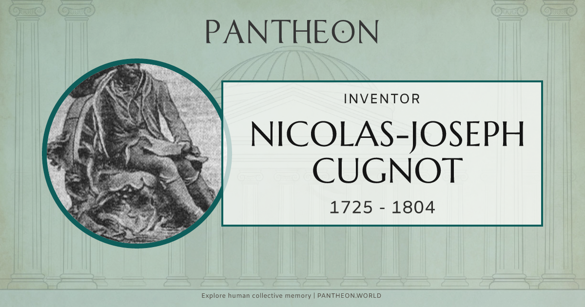 Nicolas-Joseph Cugnot Biography | Pantheon