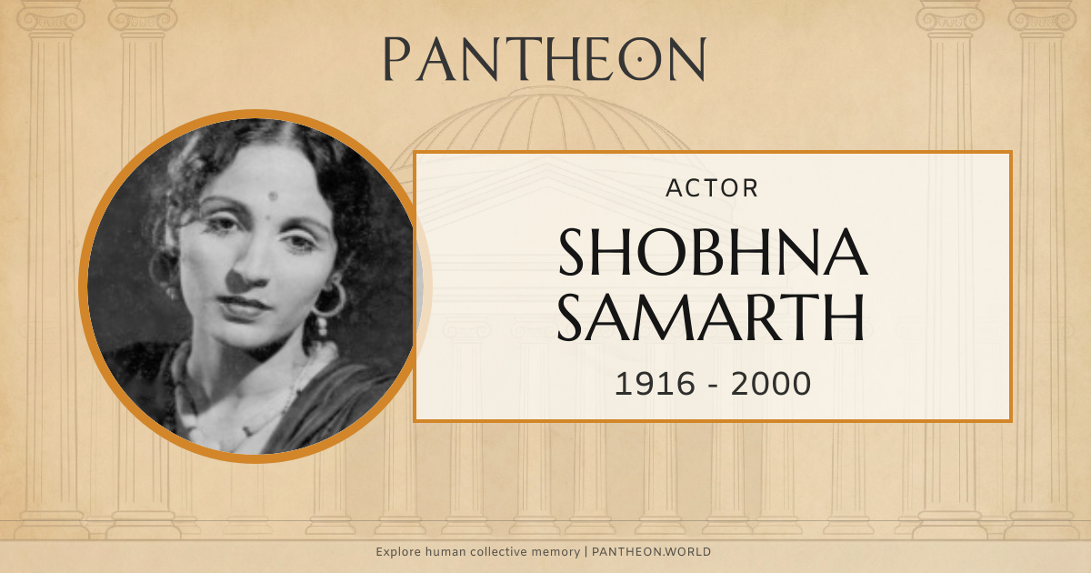 Shobhna Samarth Biography | Pantheon