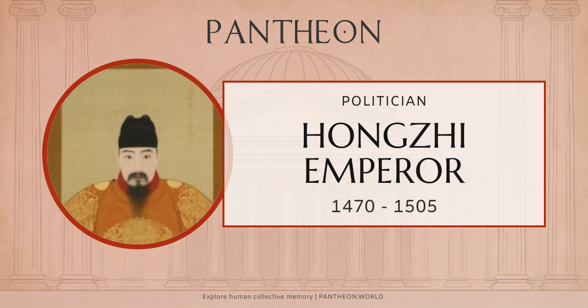 Hongzhi Emperor Biography | Pantheon