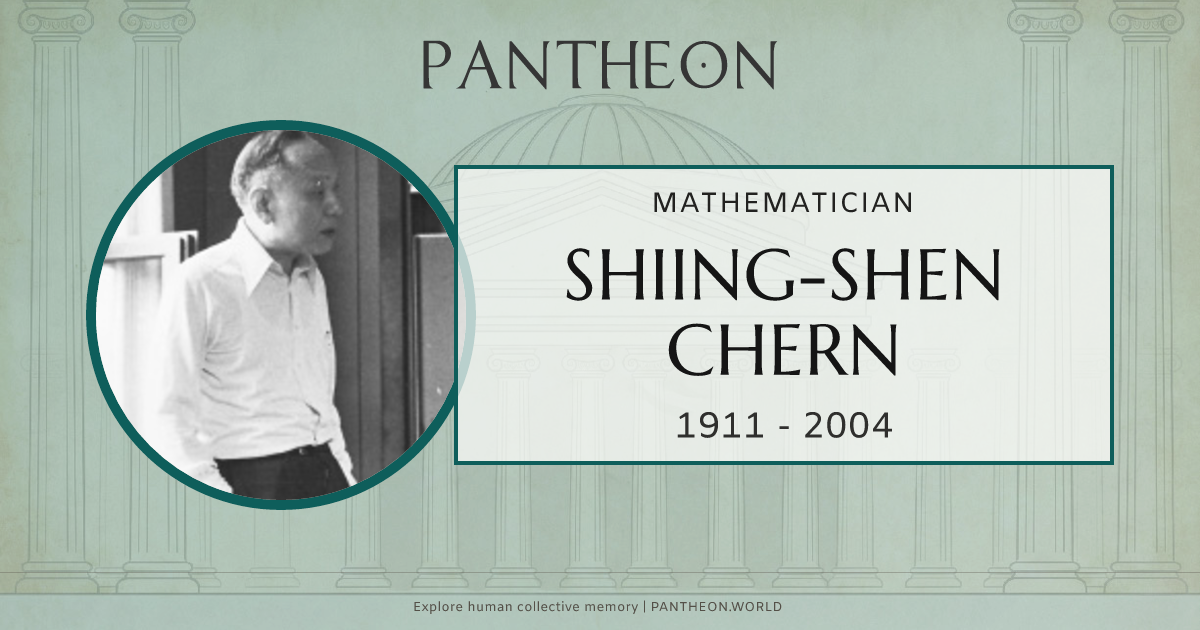 Shiing-Shen Chern Biography | Pantheon