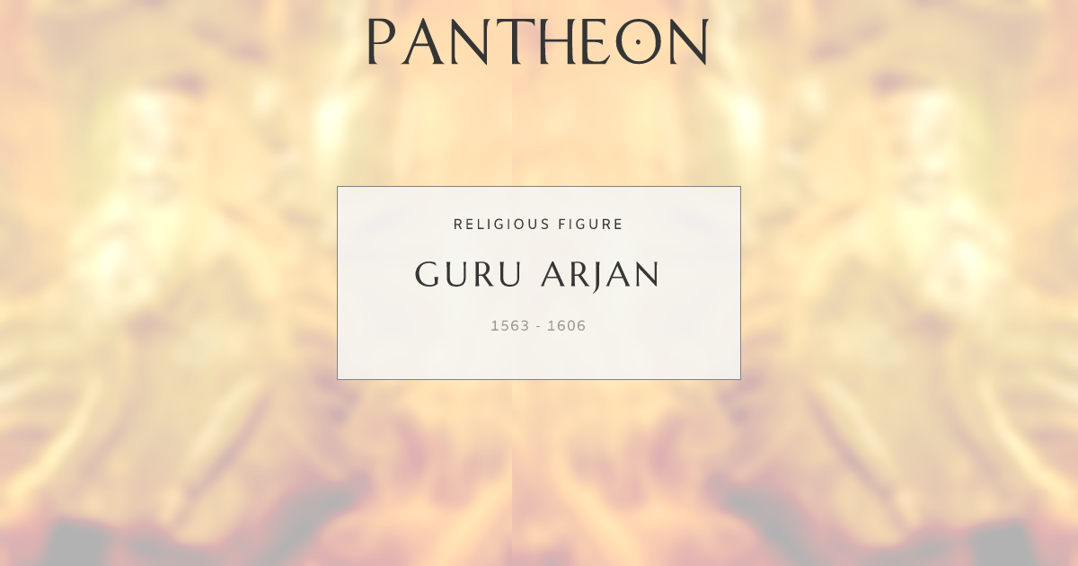 Guru Arjan Biography | Pantheon