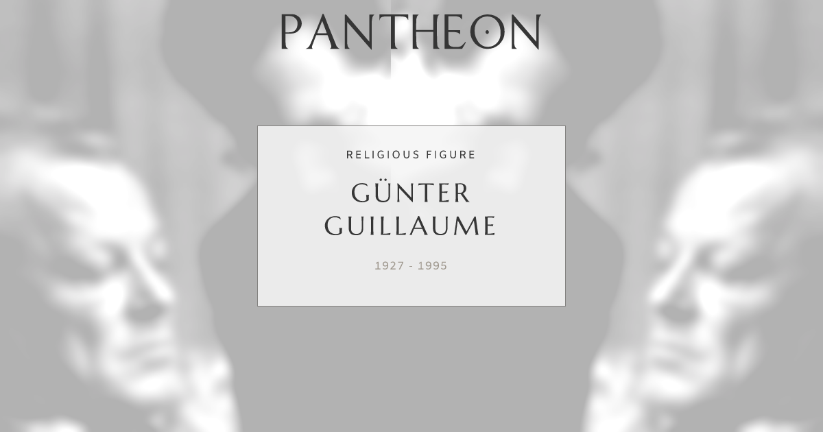 Günter Guillaume Biography | Pantheon