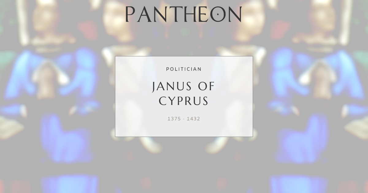 Janus of Cyprus Biography | Pantheon