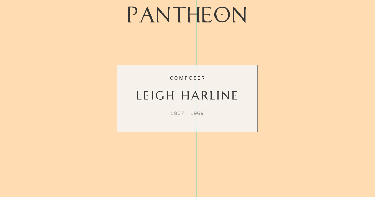 Leigh Harline Biography | Pantheon