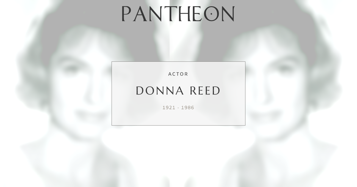 Donna Reed Biography | Pantheon