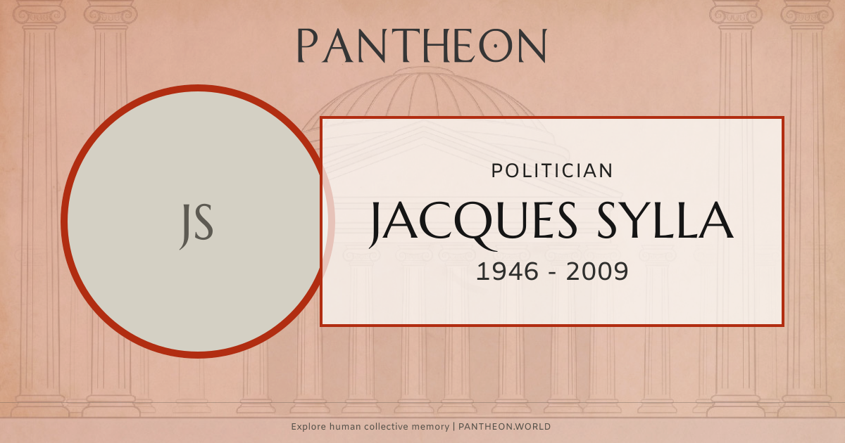 Jacques Sylla Biography | Pantheon