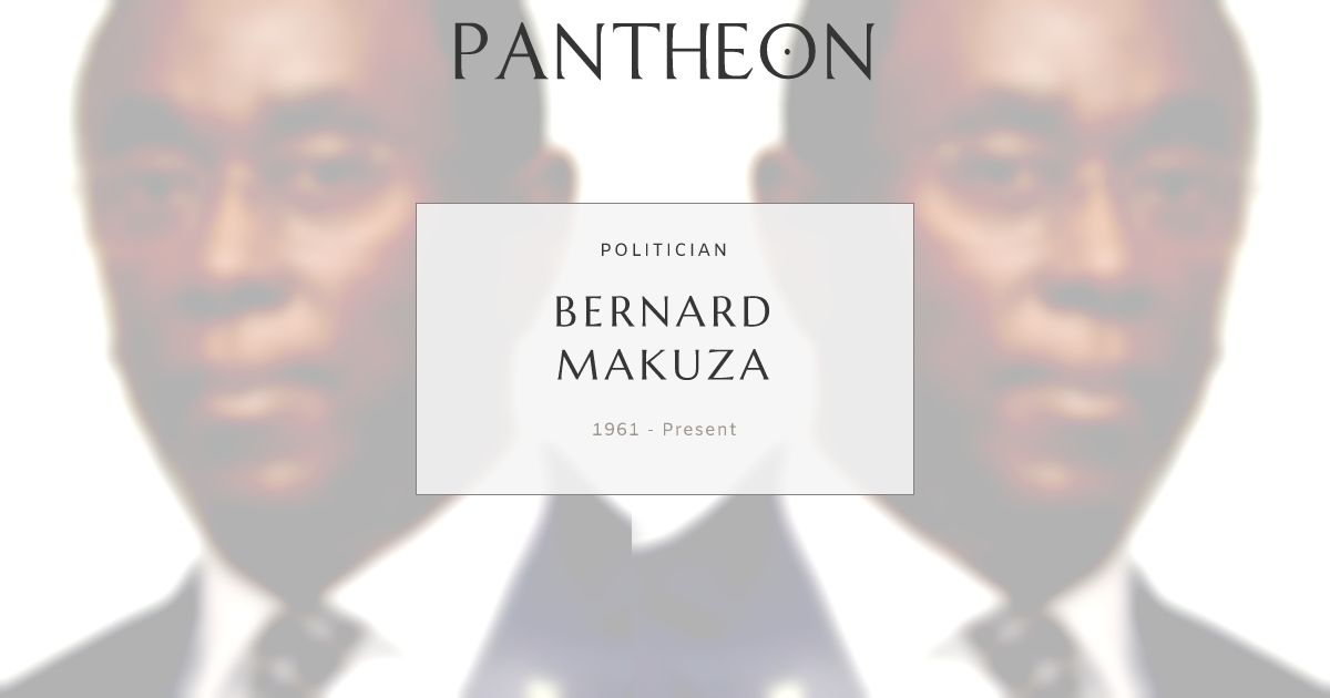 Bernard Makuza Biography | Pantheon