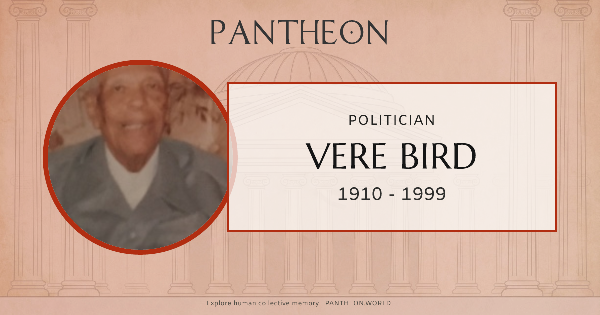 Vere Bird Biography | Pantheon