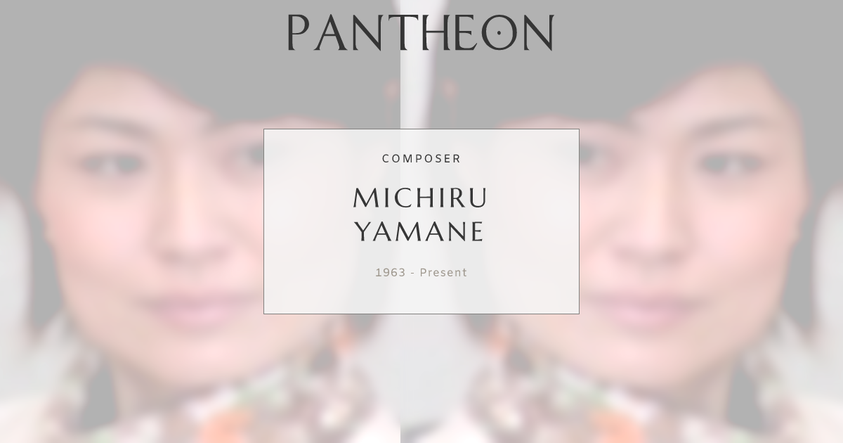 Michiru Yamane Biography | Pantheon