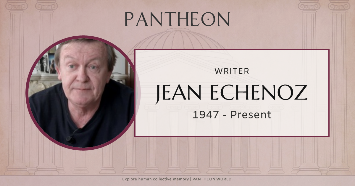 Jean Echenoz Biography | Pantheon