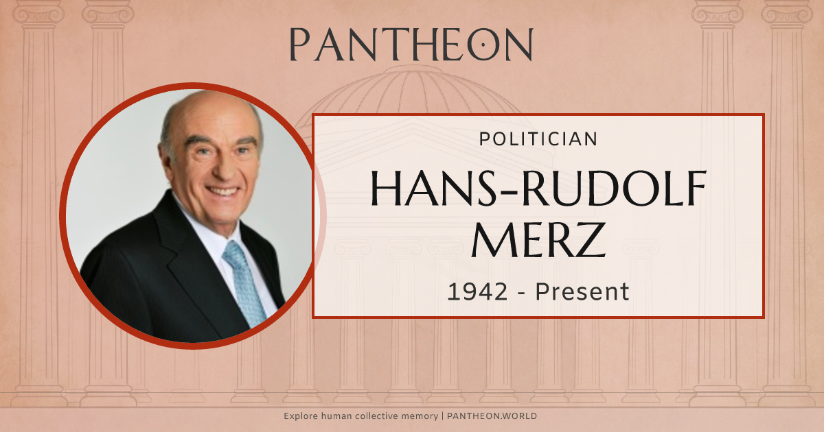 Hans-Rudolf Merz Biography | Pantheon