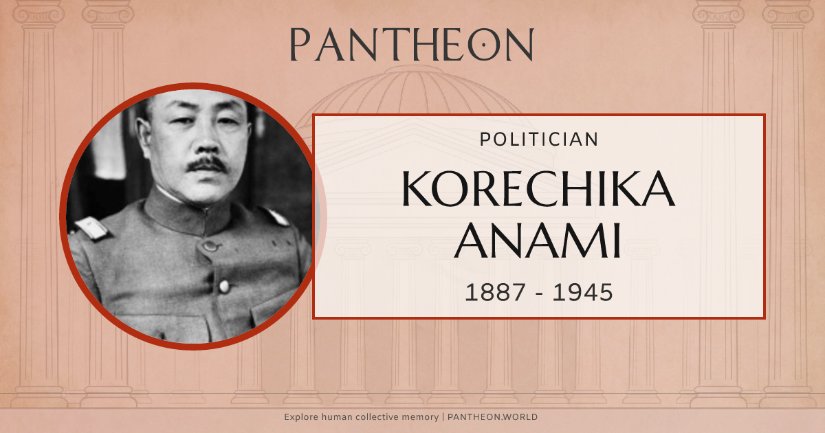 Korechika Anami Biography | Pantheon