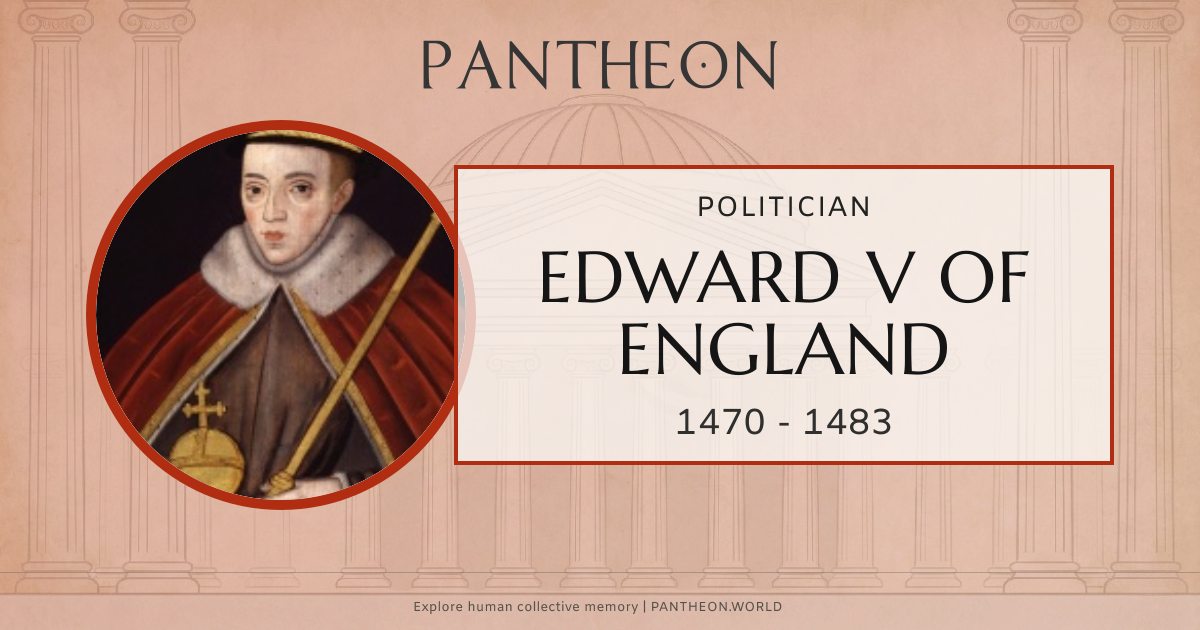 Edward V of England Biography | Pantheon