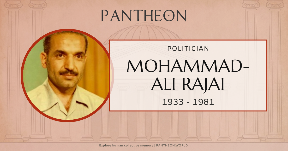 Mohammad-Ali Rajai Biography | Pantheon